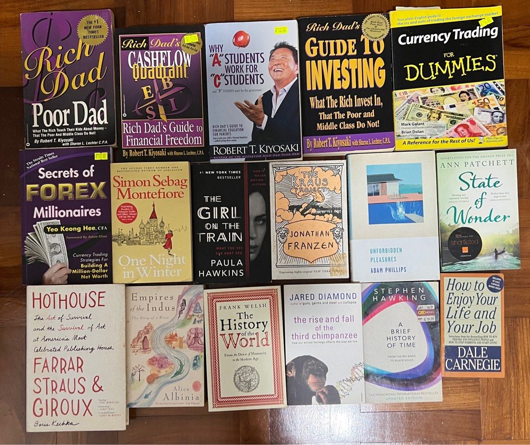 Assorted Book Clearance - Finance, History, and Self-Help, Hobbies ...