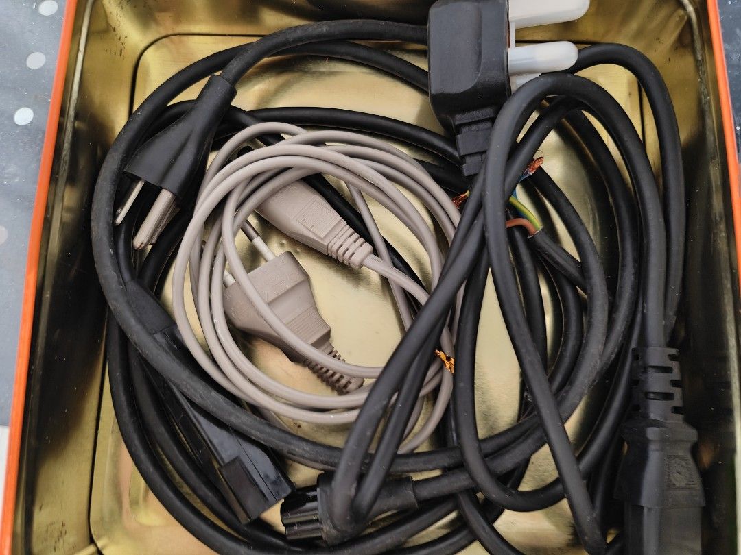 Assorted Power Cables - Various Types, Audio, Other Audio Equipment on ...
