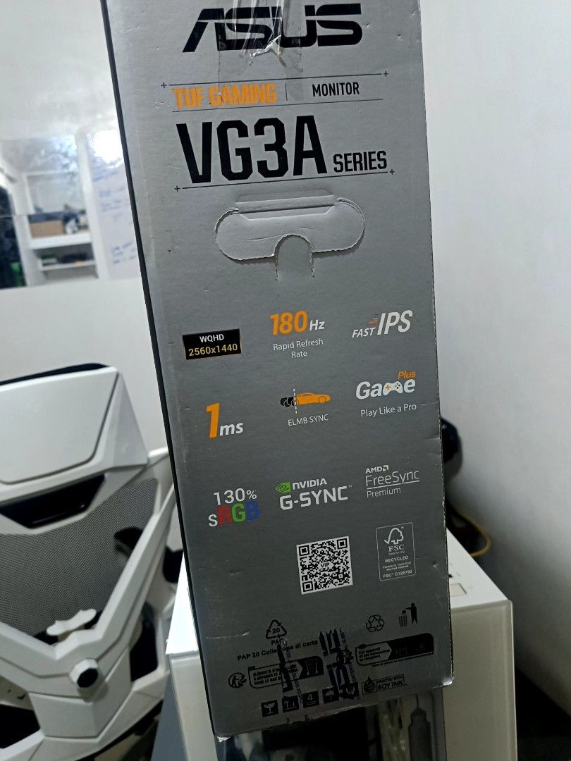Asus Tuf VG3A 27" 2k Resolution 180Hz Gaming Monitor, Computers & Tech ...