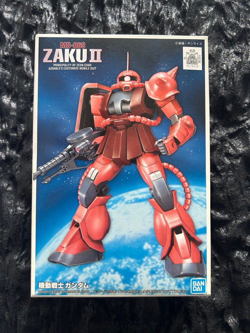 Bandai MS-06S Zaku II Gundam Model Kit FG, Hobbies & Toys, Toys & Games ...