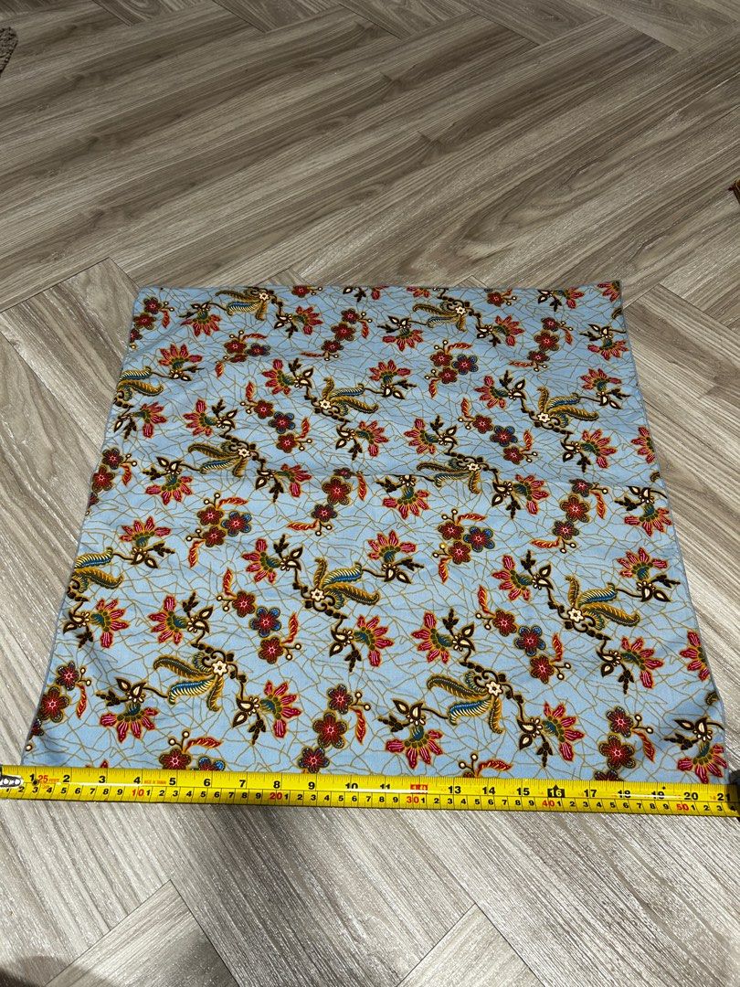 Batik Fabric - Floral Pattern, Hobbies & Toys, Stationery & Craft ...