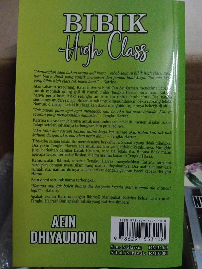 Bibik High Class by Aein Dhiyauaddin, Hobbies & Toys, Books & Magazines ...