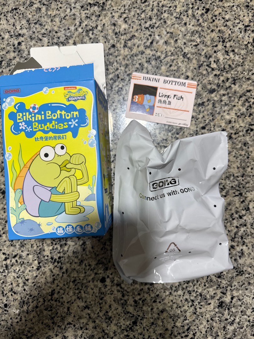Bikini Bottom Buddies Limp Fish Figure, Hobbies & Toys, Toys & Games on ...