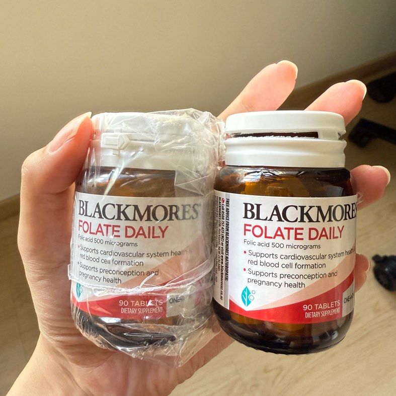 Blackmores Folate (folic acid), Health & Nutrition, Health Supplements ...