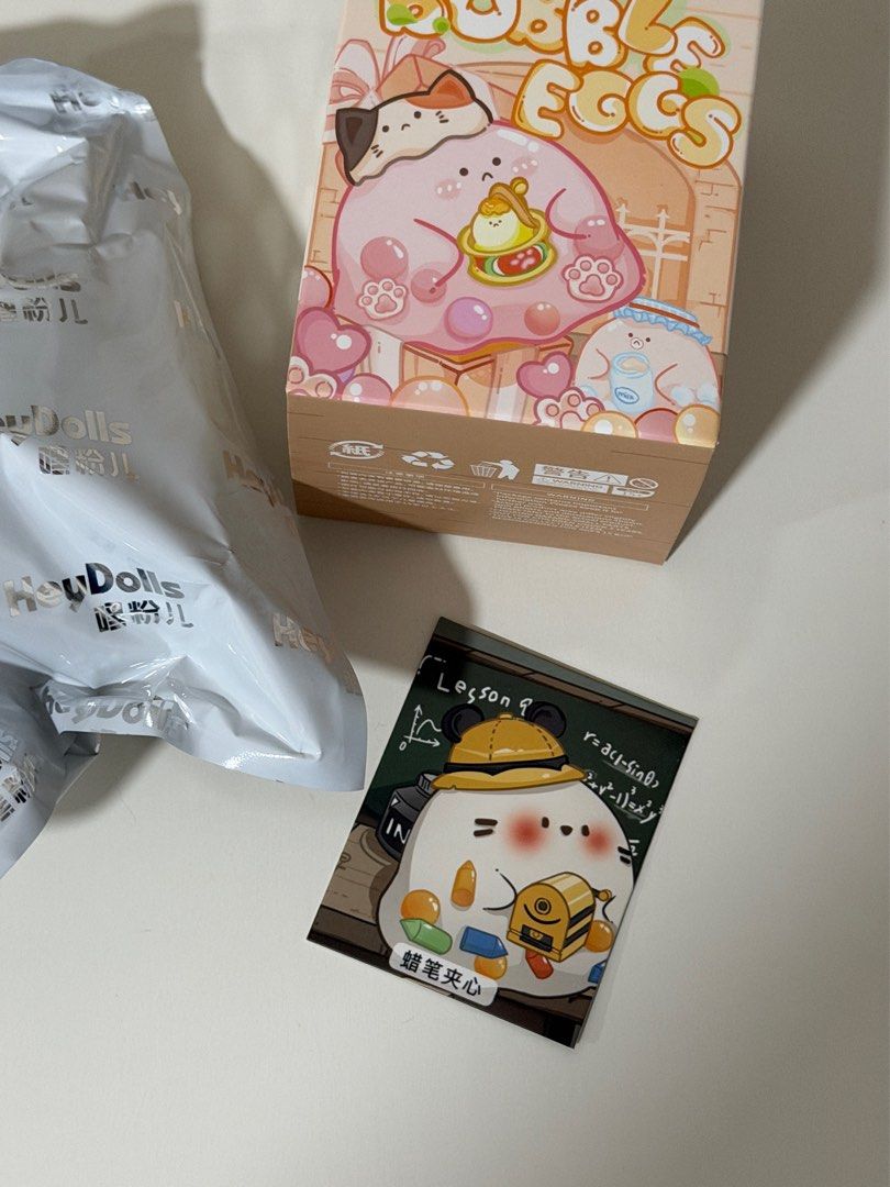 Bubble Eggs Blind Box - Crayon, Hobbies & Toys, Toys & Games on Carousell