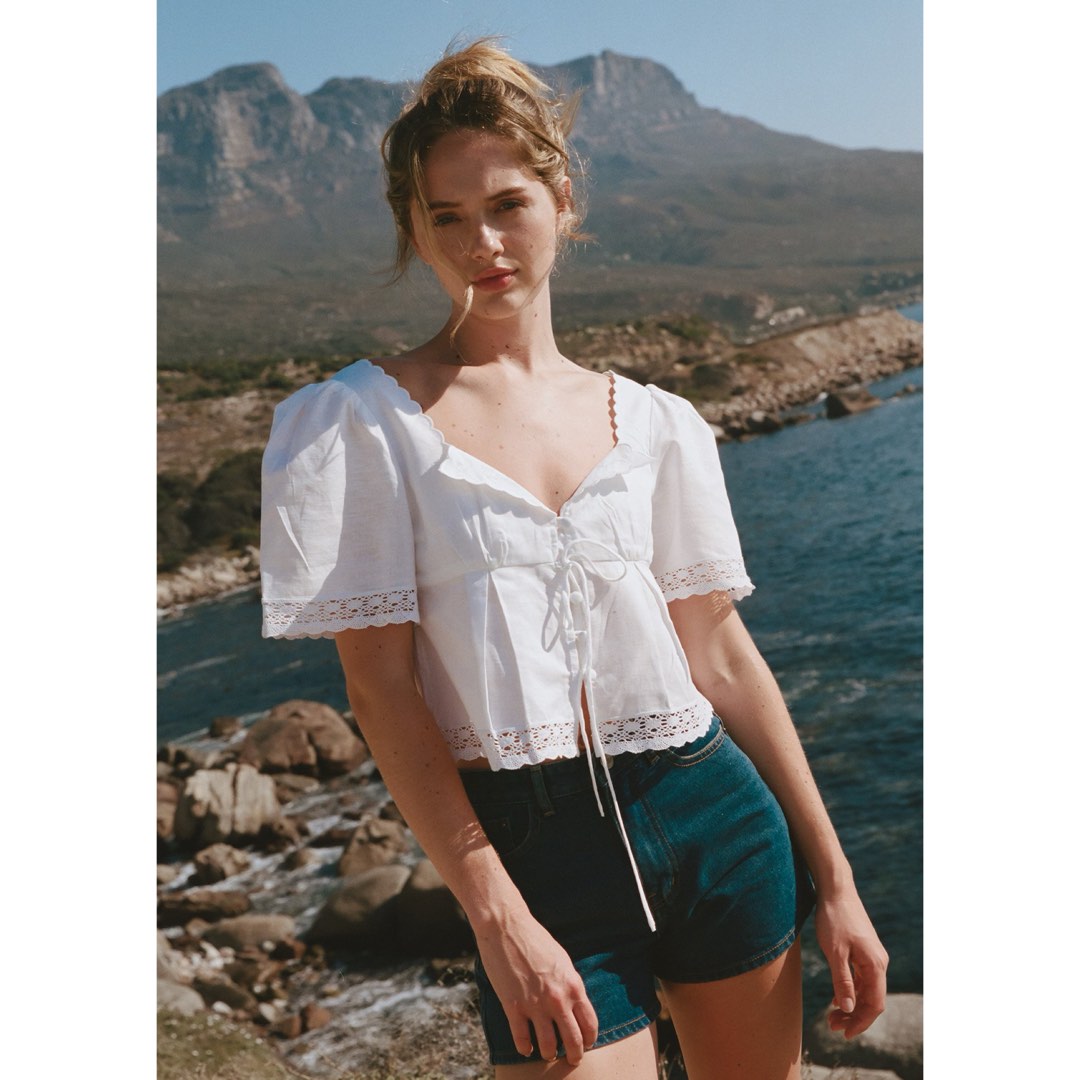 Caramel Monster Maeve Top, Women's Fashion, Tops, Blouses on Carousell