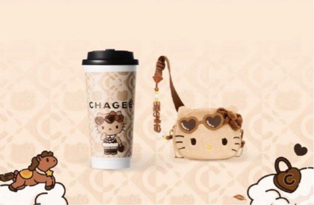 CHAGEE x HELLO KITTY CROSSBODY BAG & HAIRCLIP, Women's Fashion, Bags ...