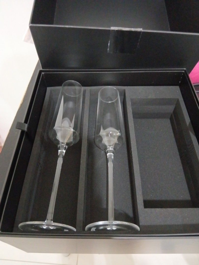 Champagne Flutes - Set of 2, Furniture & Home Living, Kitchenware ...