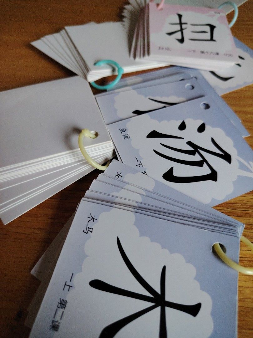 Chinese Character Cards for Primary School, Hobbies & Toys, Toys ...