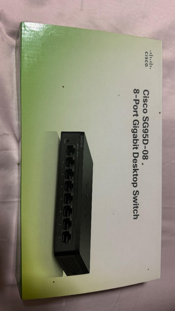 Cisco SG95D-08 8-Port Gigabit Desktop Switch, Computers & Tech, Parts ...