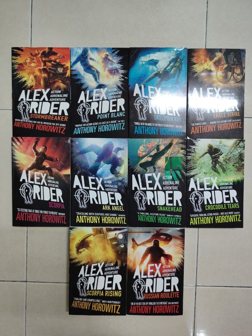 [Clearance Sale] Alex Rider #1-10 (Ten Book Set)by Anthony Horowitz (YA ...
