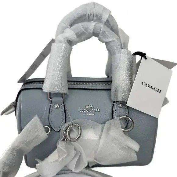 Coach mini rowan in ice blue, Women's Fashion, Bags & Wallets, Shoulder ...