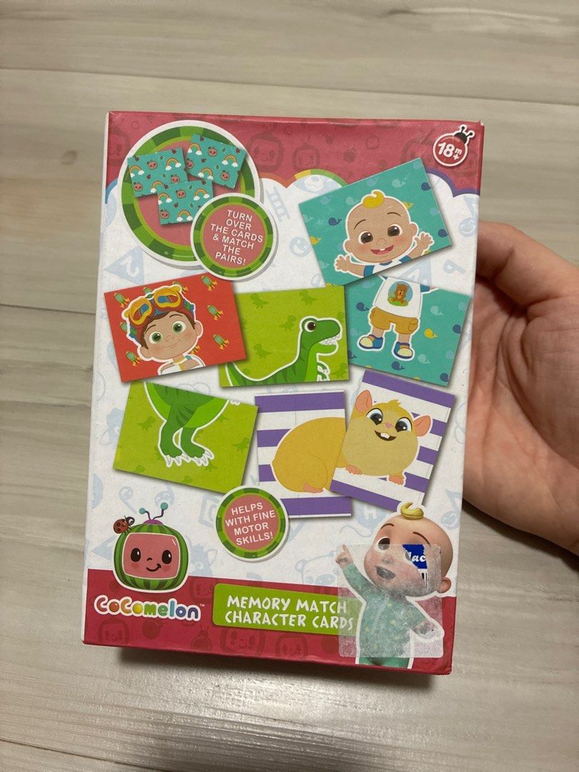 CoComelon Memory Match Character Cards, Photography, Photography ...