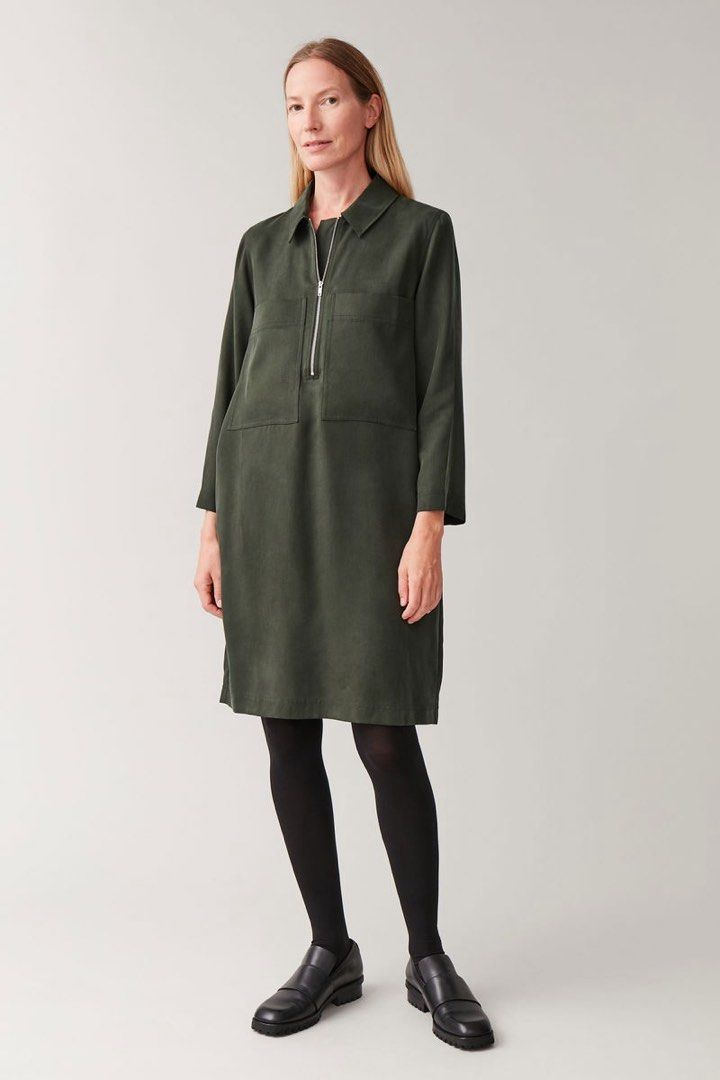 COS Zip-up Shirt Dress, Women's Fashion, Dresses & Sets, Dresses on ...