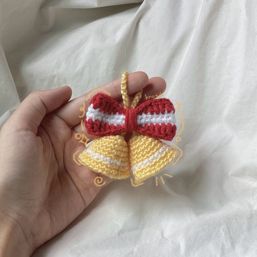 Crochet Christmas Jingle Bells, Hobbies & Toys, Stationery & Craft ...