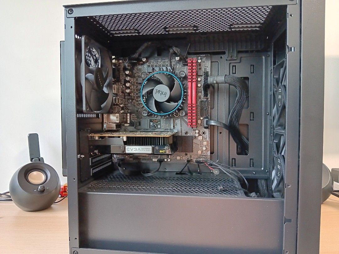 Custom built gaming PC. i3-12100F. 16Gb Ram. 500GB M.2 NVME. GTX 1050Ti ...