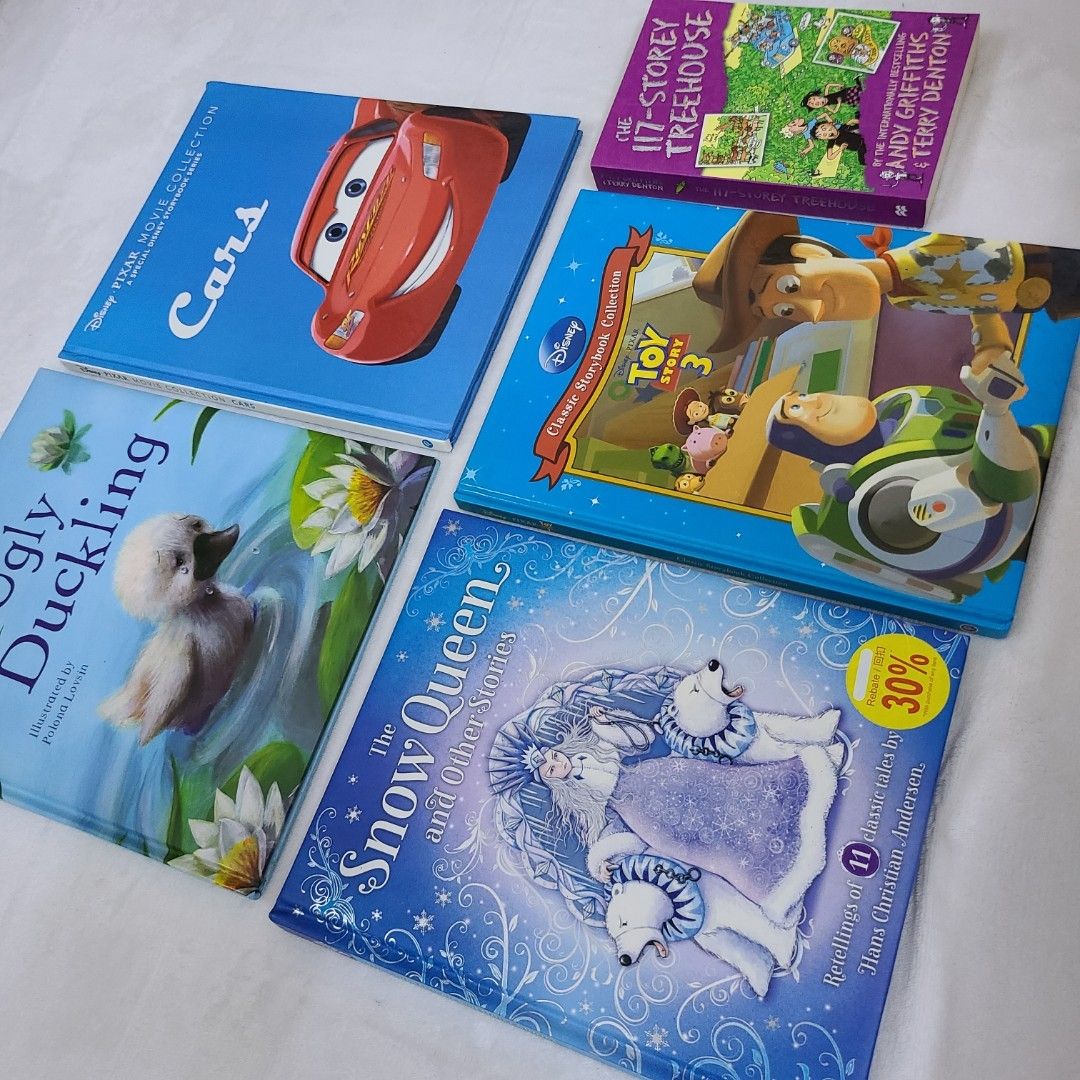 Disney Children's Story Books - Toy Story, Cars, Snow Queen [RM10/book ...