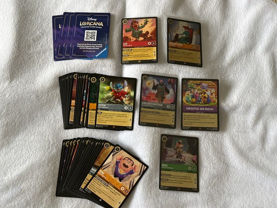Disney Lorcana Trading Cards - Various, Hobbies & Toys, Toys & Games on ...