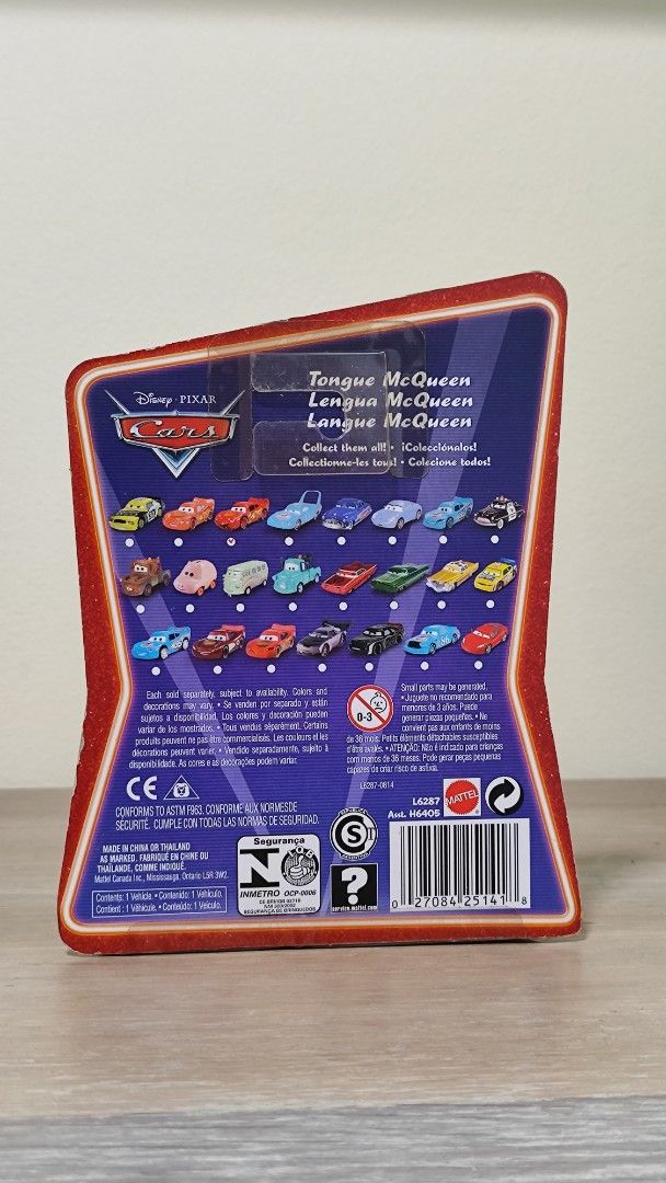 Disney Pixar Cars - Tongue Lightning McQueen, Hobbies & Toys, Toys ...