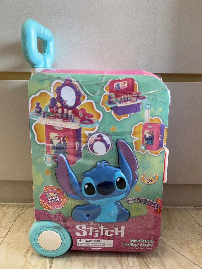 Disney Stitch Makeup Trolley Case - Brand New, Hobbies & Toys, Toys ...