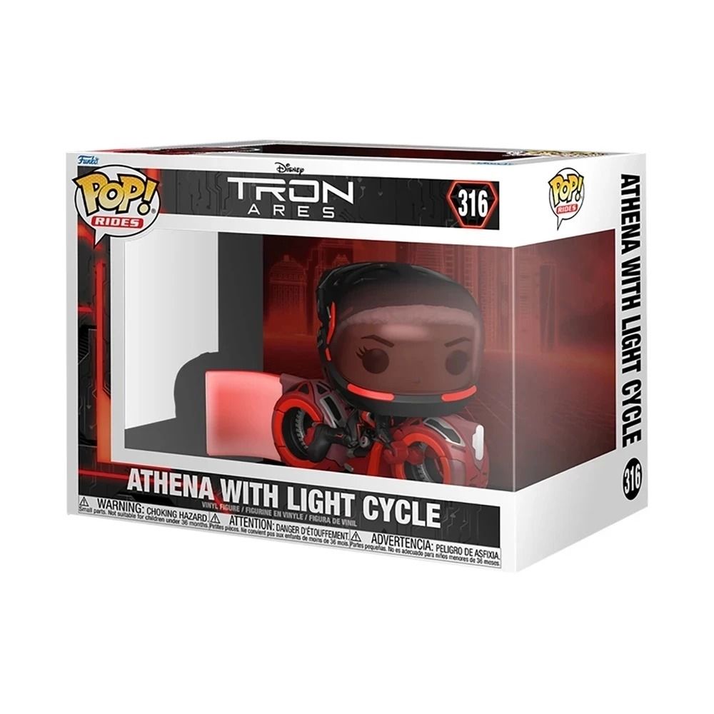 [Disney x POP Rides] Funko Tron Ares 316 Athena with Light Cycle ...