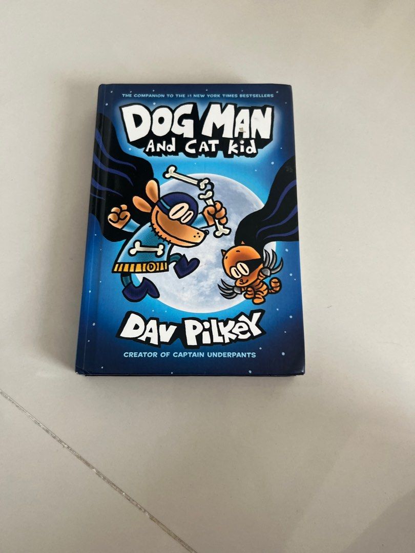 Dog Man and Cat Kid Book by Dav Pilkey, Hobbies & Toys, Books ...