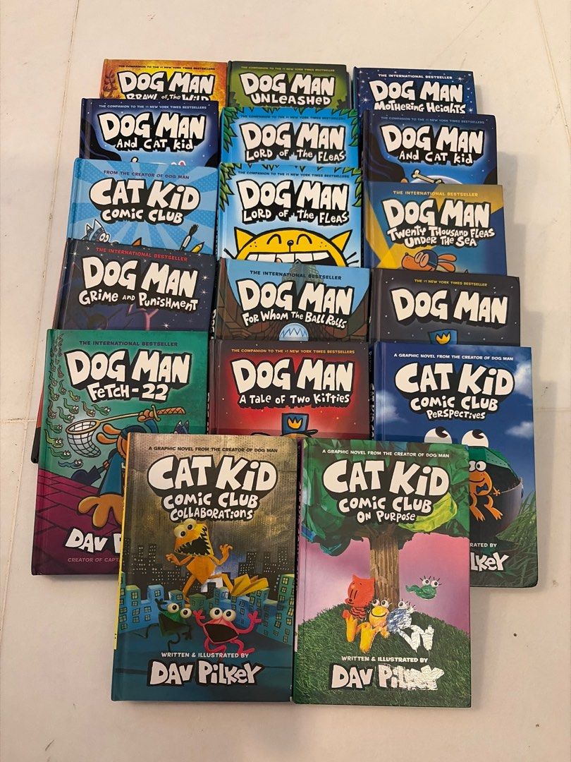 Dog Man and Cat Kid Comic Club Book Collection, Hobbies & Toys, Books ...