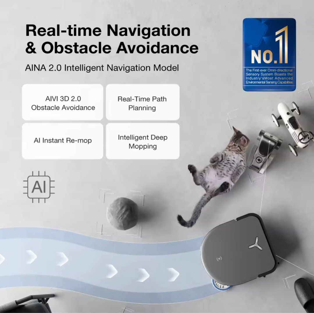 ECOVACS DEEBOT X5 Pro OMNI Robot Vacuum, TV & Home Appliances, Vacuum ...