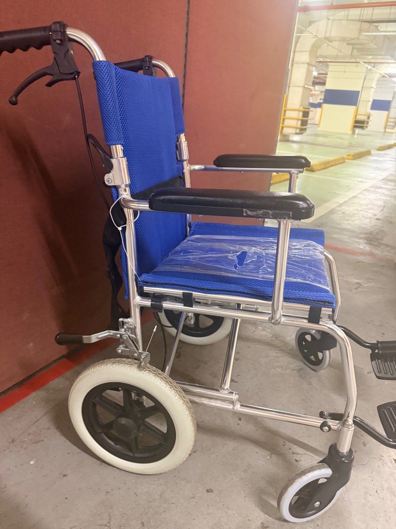 ELFI GO Lightweight Wheelchair - Blue, Health & Nutrition, Assistive ...