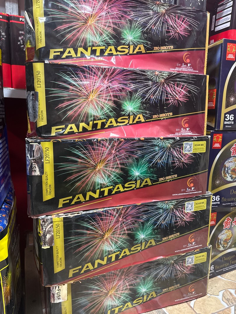 L.F. Fantasia/Boracay Fireworks (150 shots), Hobbies & Toys, Toys ...