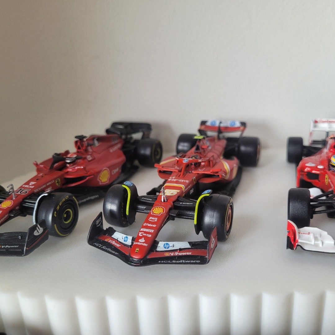 Ferrari F1 Model Cars - Set of 6, Hobbies & Toys, Toys & Games on Carousell