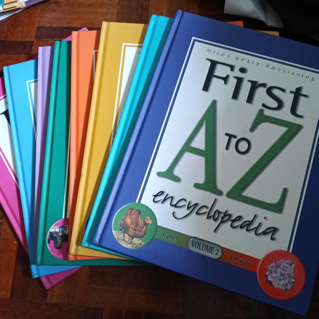 First A to Z Encyclopedia - Volumes 2-9, Hobbies & Toys, Books ...