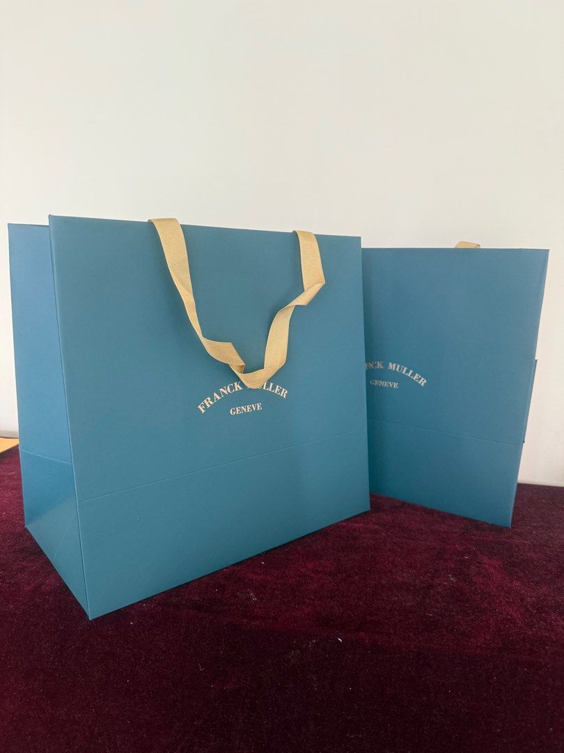 Franck Muller Paper bag, Luxury, Accessories on Carousell