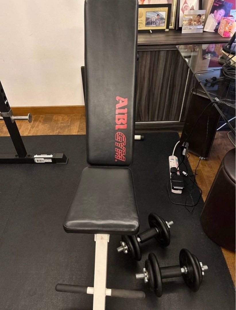 Full Home Gym Set Up with Squat Rack (AIBI), Sports Equipment, Exercise ...