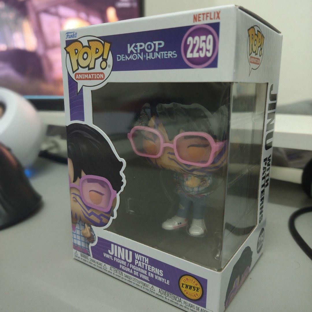 Funko Pop! Animation KPOP Demon Hunters Jinu CHASE, Hobbies & Toys ...