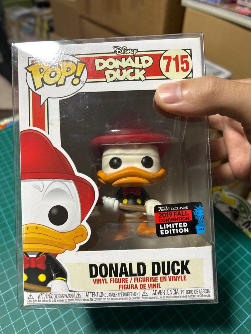 Funko Pop! Donald Duck Fireman #715 Fall Convention Exclusive, Hobbies ...