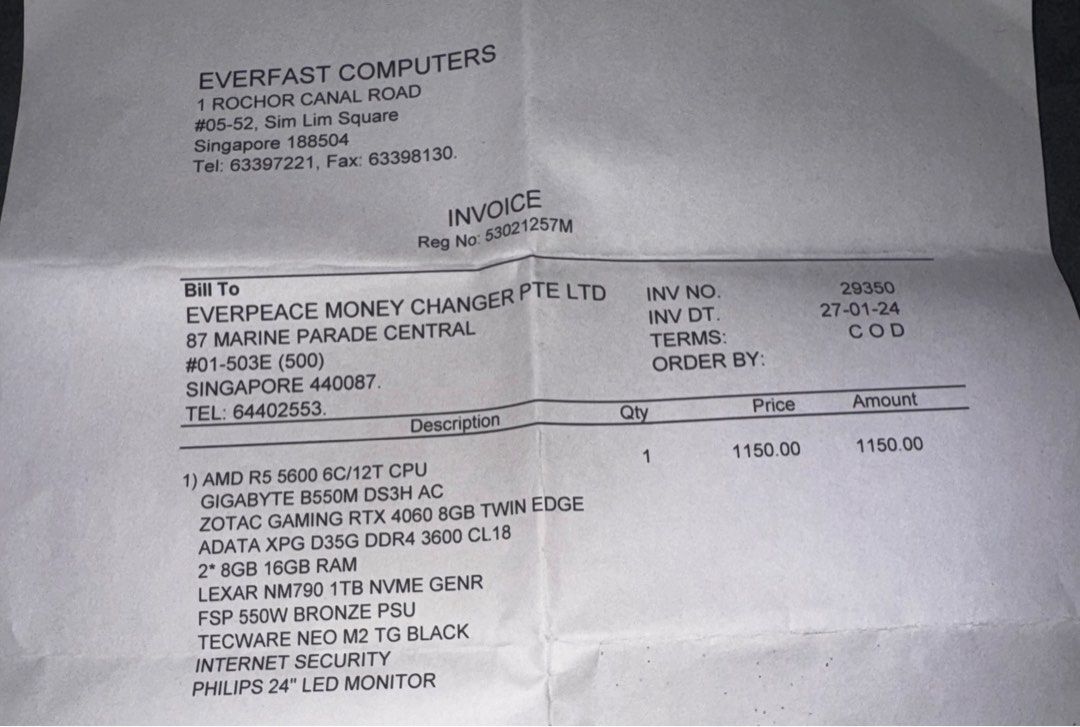 Gaming PC - AMD Ryzen 5 5600, RTX 4060, 16GB RAM, Computers & Tech ...