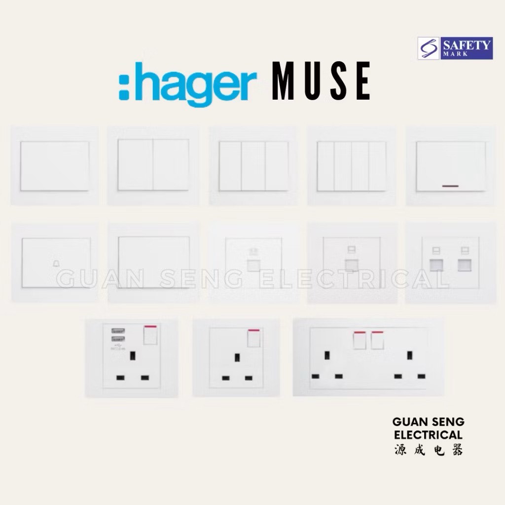Hager HDB BTO Electrical Switches and Sockets, TV & Home Appliances ...