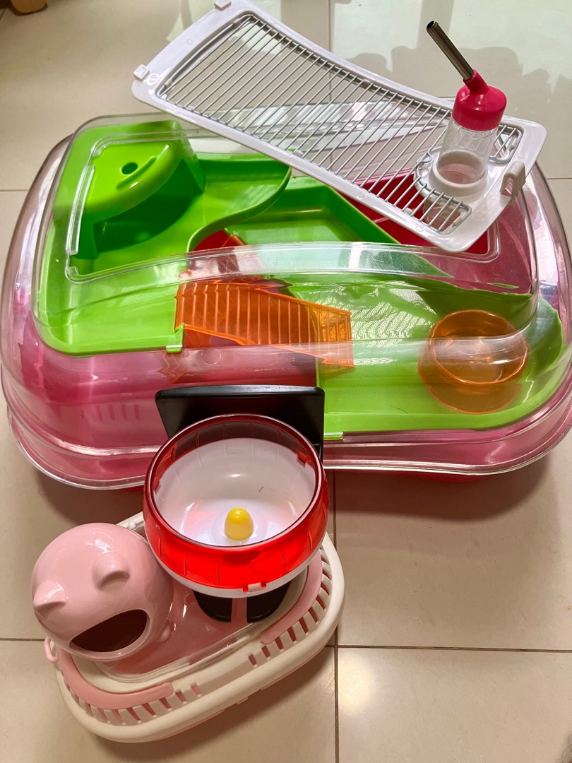 Hamster Cage with Accessories, Pet Supplies, Homes & Other Pet ...
