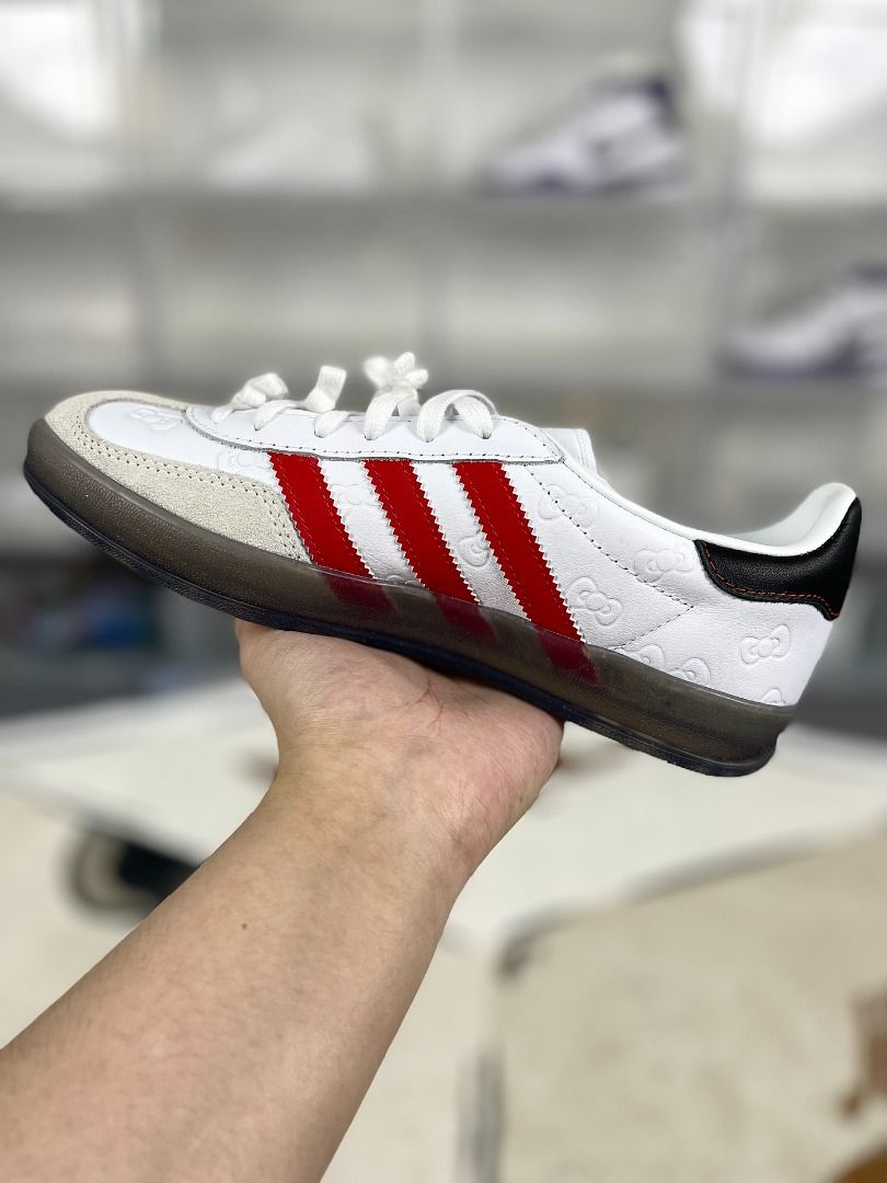 Hello Kitty x adidas originals GAZELLE INDOOR White/Red/Core Black ...