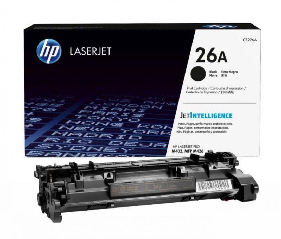 HP 26A Black Original LaserJet Toner Cartridge, Computers & Tech ...