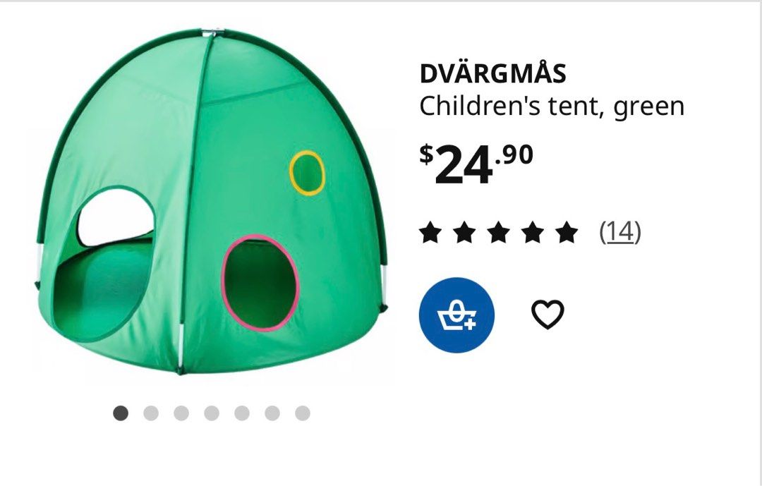 IKEA Children's Tent & Play Tunnel, Babies & Kids, Infant Playtime on ...