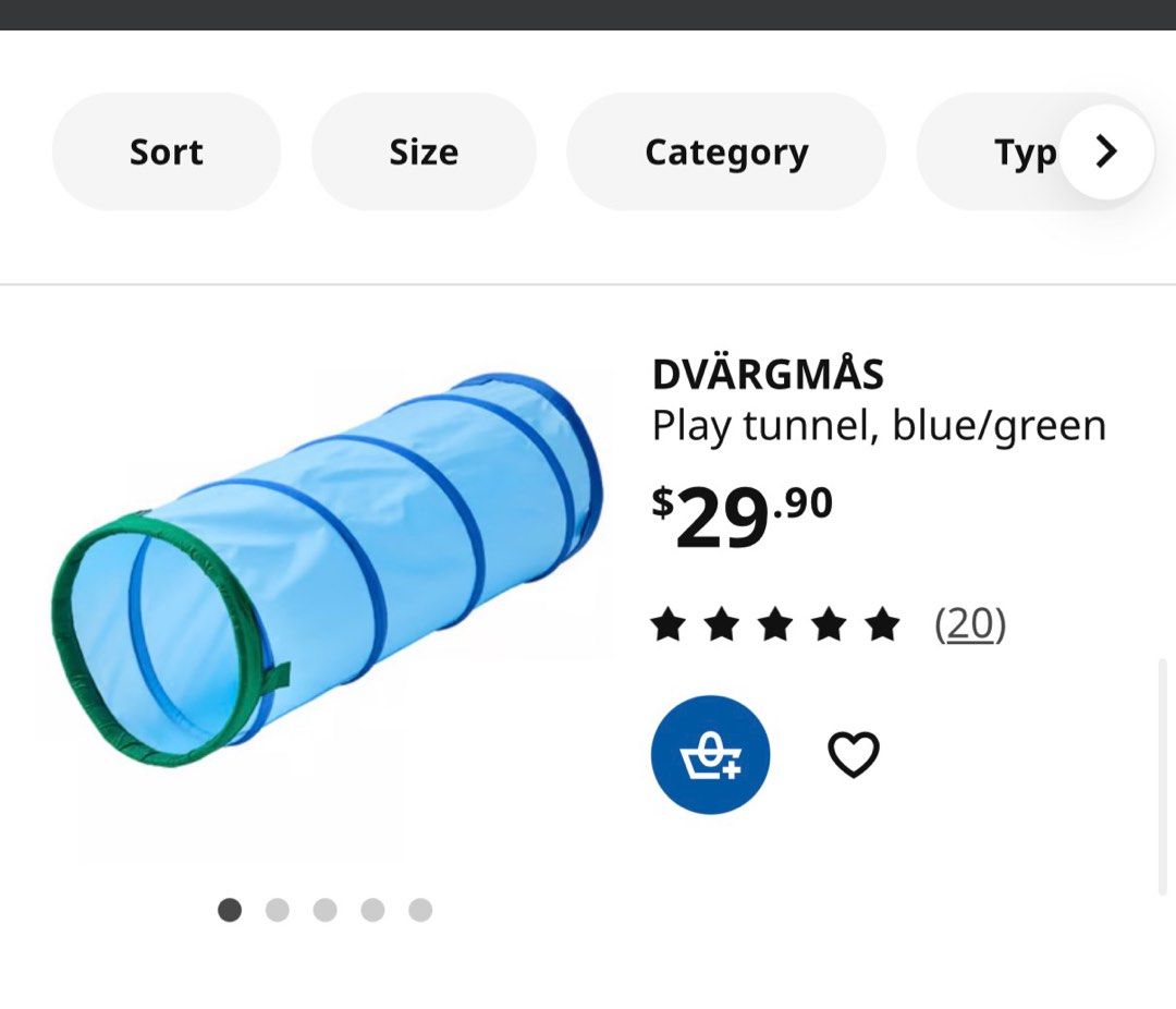 IKEA Children's Tent & Play Tunnel, Babies & Kids, Infant Playtime on ...