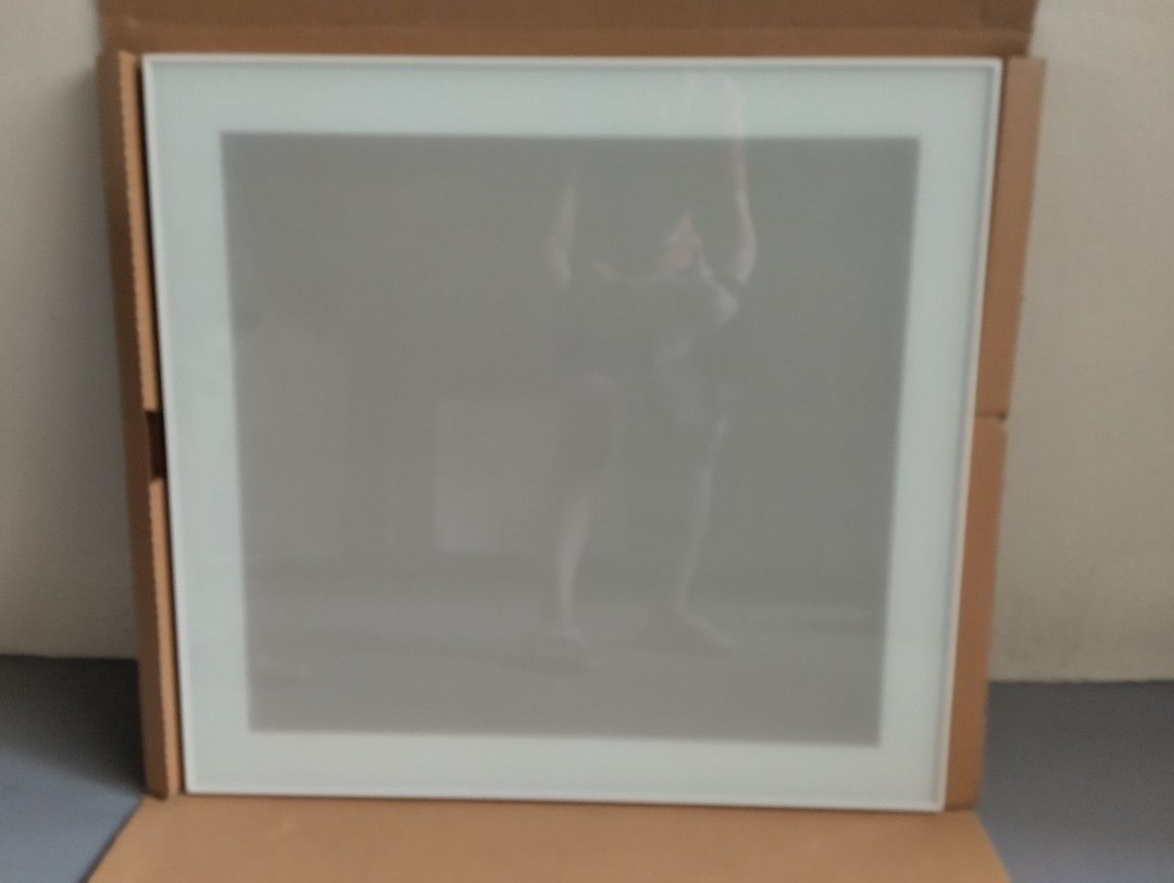 IKEA GLASSVIK Glass Door - White Frosted Glass, Furniture & Home Living ...