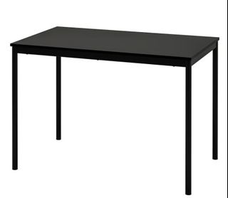 IKEA SANDSBERG Table - Black, Furniture & Home Living, Furniture ...