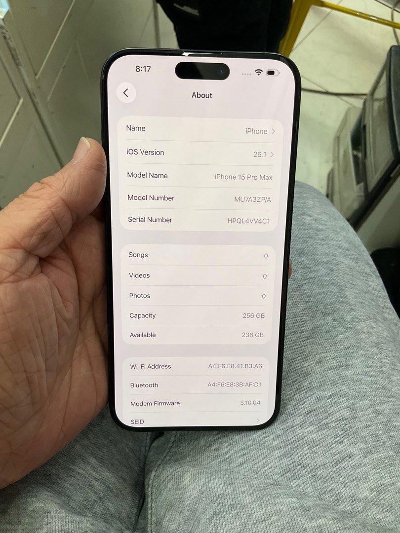 iPhone 15 Pro Max Blue Titanium 256GB, Mobile Phones & Gadgets, Mobile ...