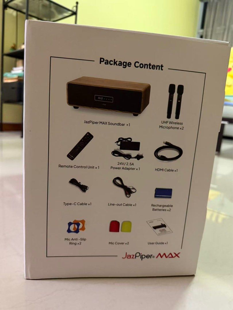 JazPiper MAX 2.1 Family Karaoke Soundbar, Audio, Soundbars, Speakers ...