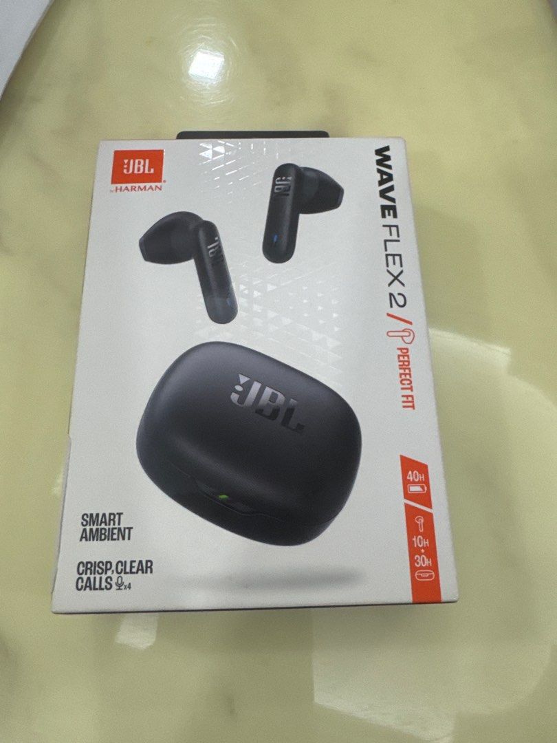 JBL Wave Flex 2 TWS Earbuds - Black, Audio, Earphones on Carousell