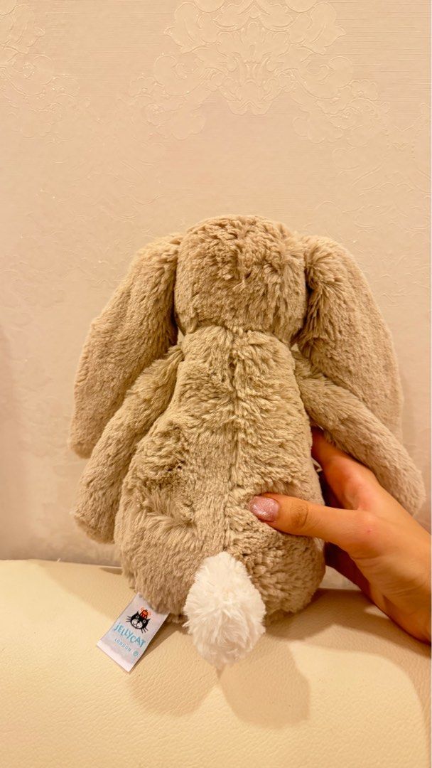 Jellycat Beige Bunny Medium NEW, Hobbies & Toys, Toys & Games on Carousell
