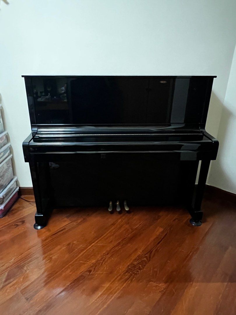 Kawai KU-20 Upright Piano - Black, Hobbies & Toys, Musical Instruments ...